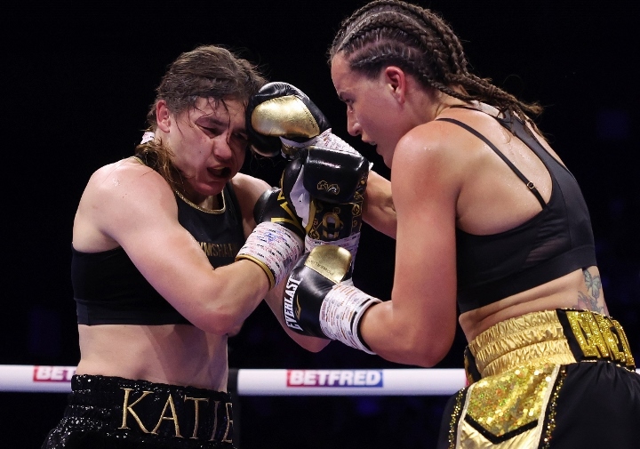 Photos: Chantelle Cameron Turns Back Katie Taylor, Retains Undisputed ...